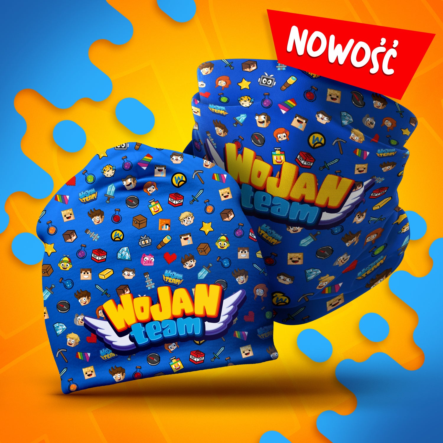ZESTAW CZAPKA + KOMIN *PREMIUM* - WOJAN TEAM – Wojan Shop