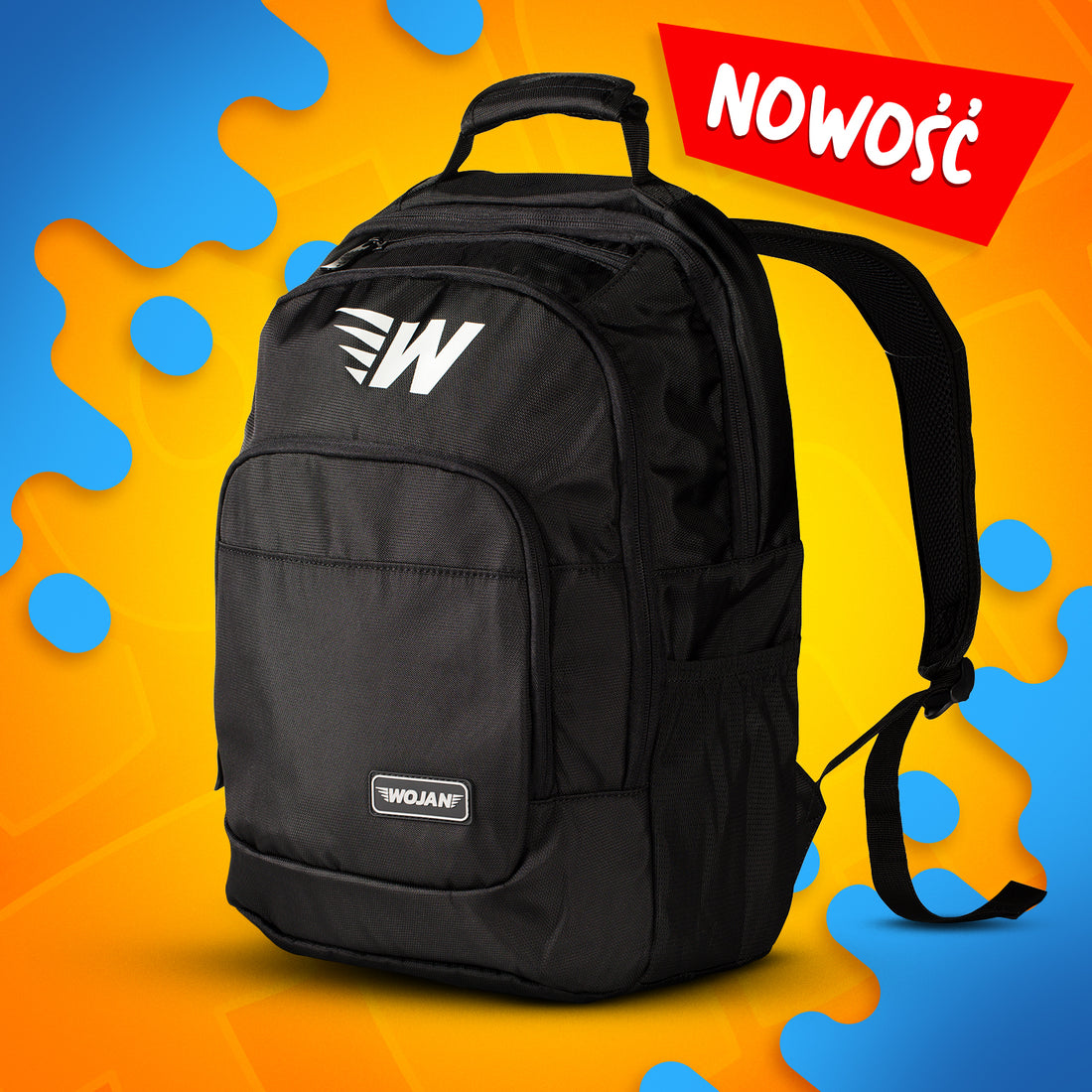 PLECAK LOGO WOJAN TEAM 2025 - CZARNY – Wojan Shop