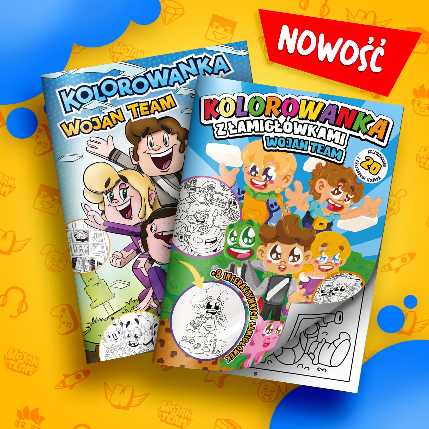 ZESTAW KOLOROWANEK WOJAN TEAM *MEGA PROMOCJA* – Wojan Shop