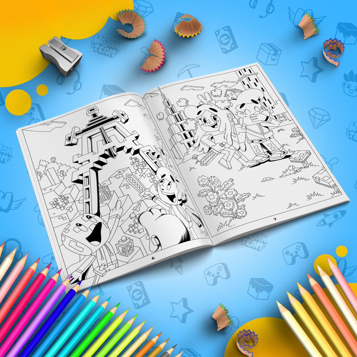 KOLOROWANKA WOJAN TEAM - 28 STRON DO KOLOROWANIA! – Wojan Shop